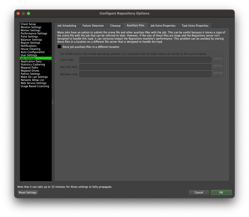 Repository Configuration — Deadline 10.4.2.2 documentation